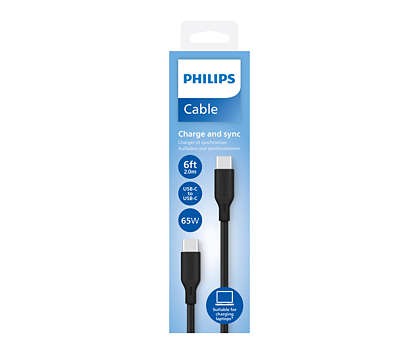 Philips 65W USB C -USB C 2 M cable, Computers & Tech, Parts ...