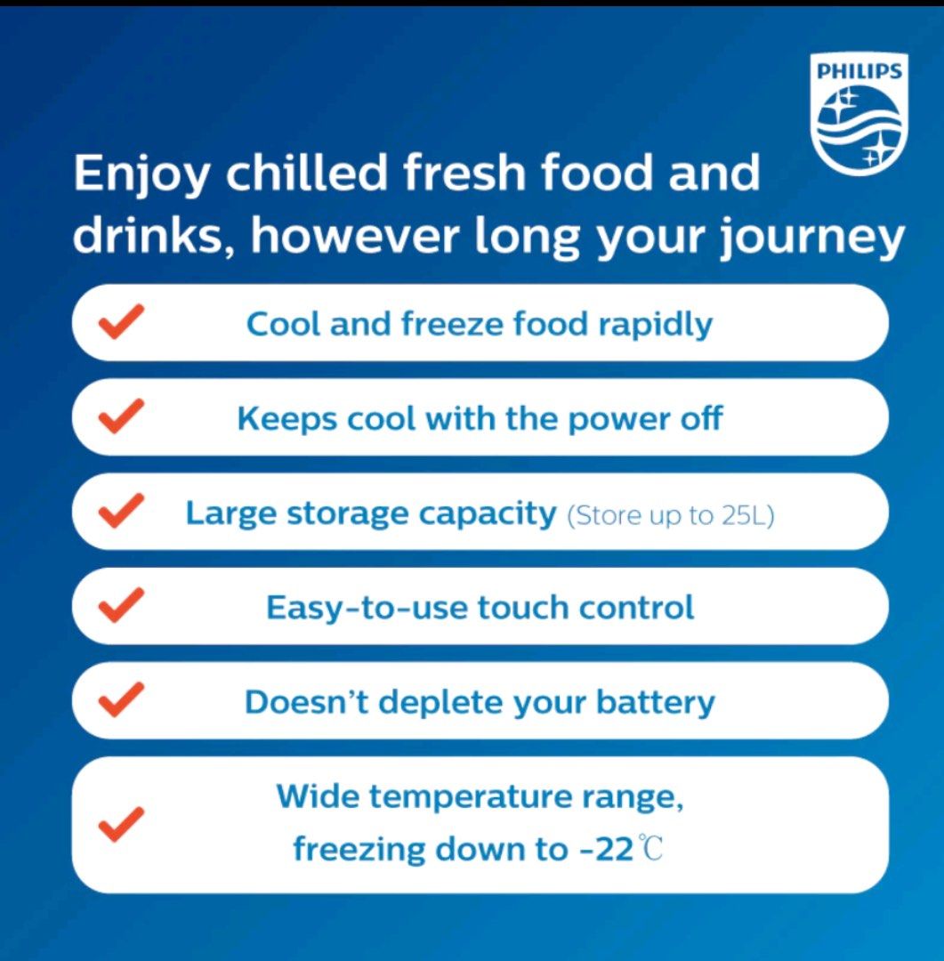 Brand New Philips Car thermal box, Car Accessories, Accessories on ...