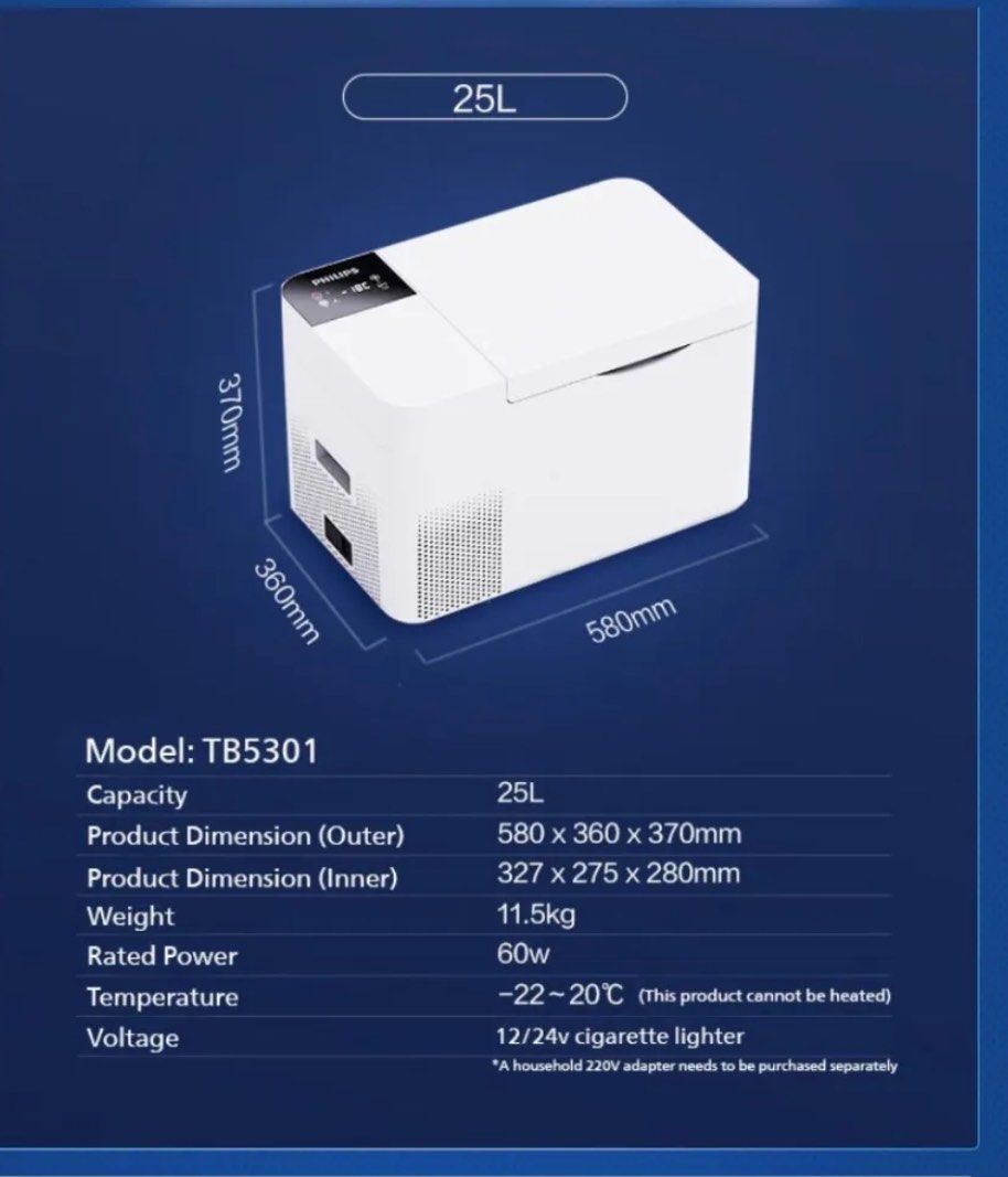 Brand New Philips Car thermal box, Car Accessories, Accessories on ...