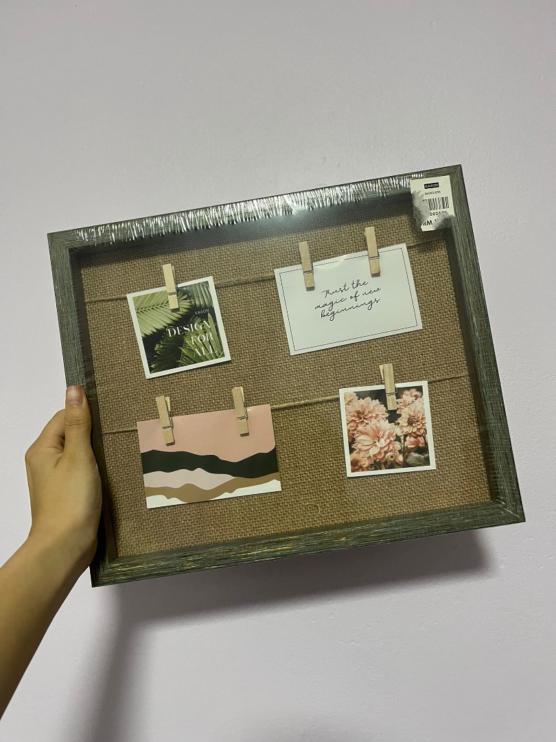 Photo Frame with Pegs, Furniture & Home Living, Home Decor, Frames ...