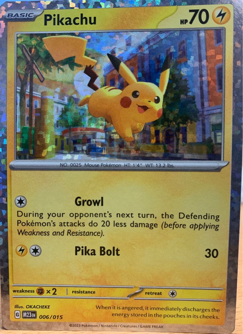 Pikachu Holo, Hobbies & Toys, Toys & Games on Carousell