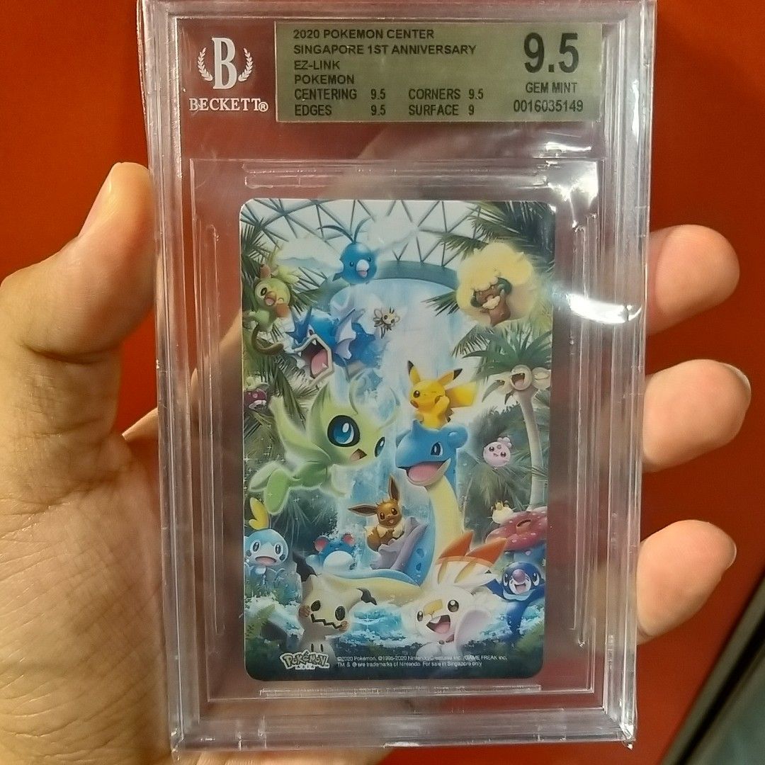 Pokemon EZ-Link MRT Card Pokemon Centre Jewel PC 1st Year Anniversary ...