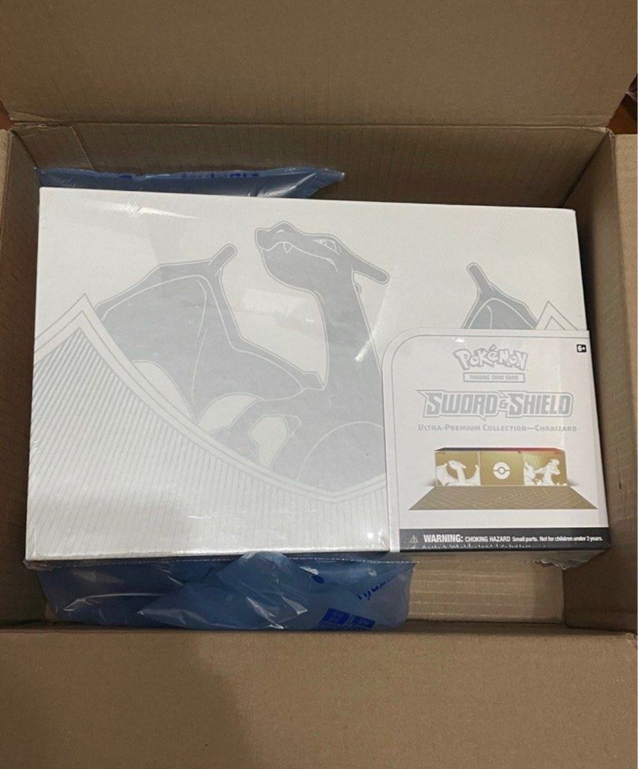 Pokemon PTCG Charizard Sword & Shield Ultra Premium, Hobbies & Toys ...