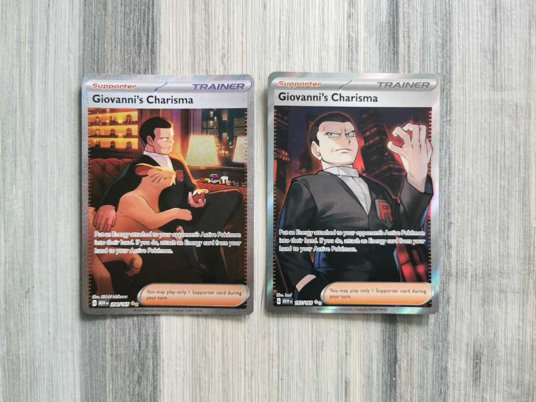 Pokemon TCG Giovanni's Charisma Set Scarlet & Violet 151, Hobbies ...