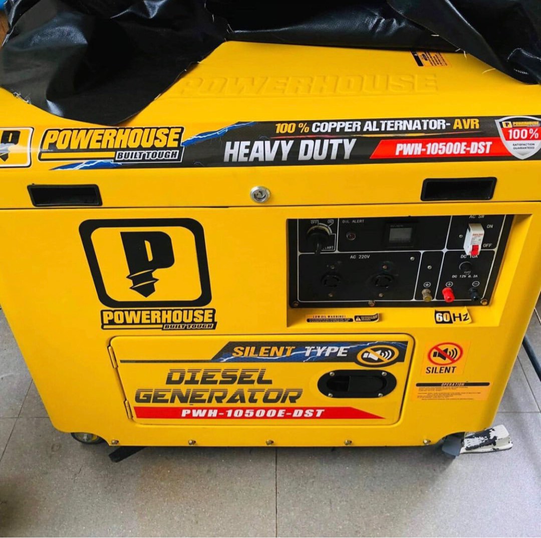 Powerhouse Diesel Silent Type Generator, Commercial & Industrial ...