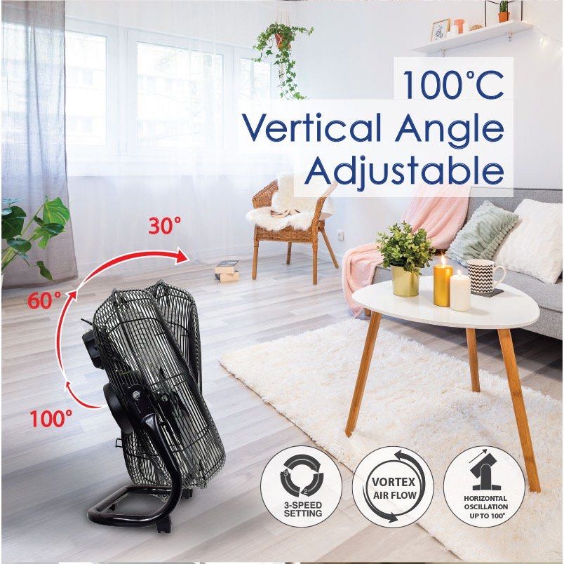 PowerPac iFan Air Circulator Fan 12" "Power Fan" & High Velocity Fan ...