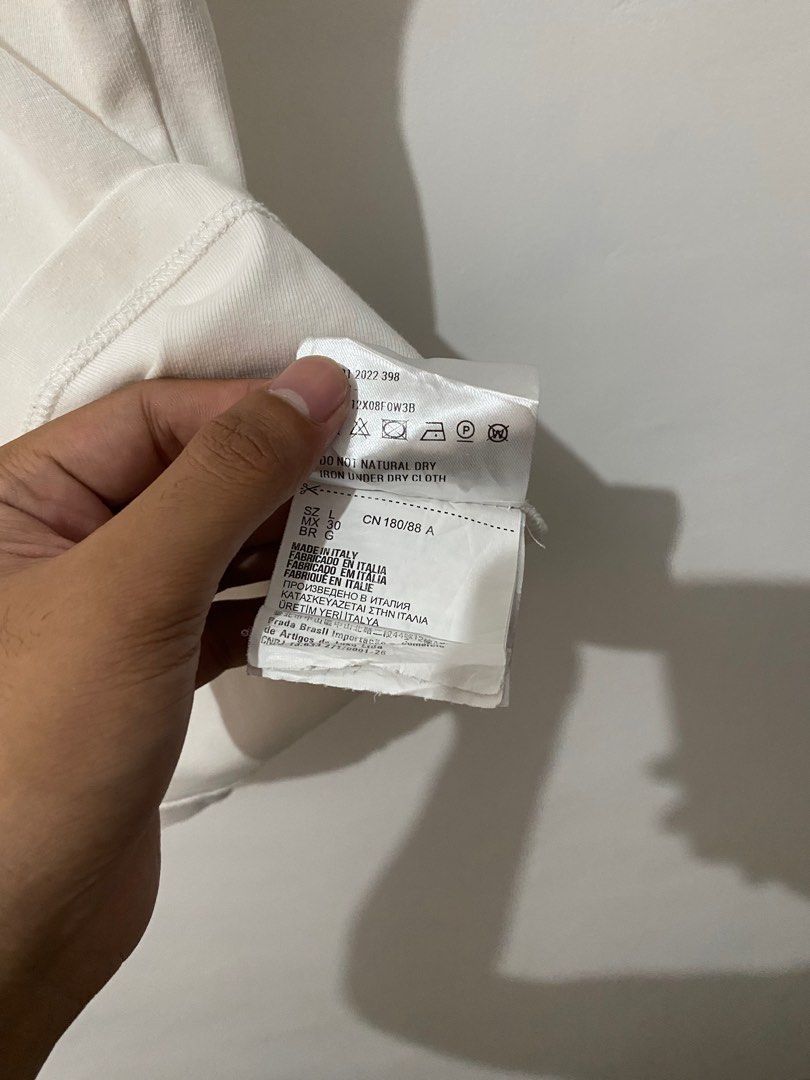 PRADA MID LOGO TOP, Luxury, Apparel on Carousell