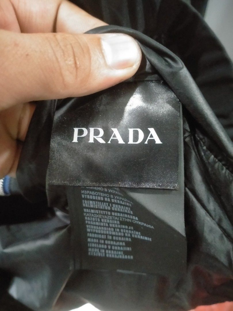 Prada pacable hood, Men's Fashion, Tops & Sets, Hoodies on Carousell