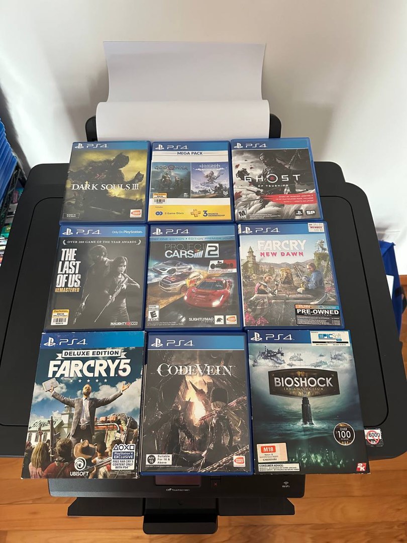 PS4 game Dark Souls III / God of war + Horizon zero Dawn / Ghost of ...