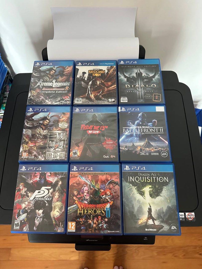 PS4 game Xtreme Legends / infamous second son / Diablo 3 / Romance of ...