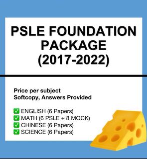 PSLE Foundation Package Papers (2017-2022) , Hobbies & Toys, Books ...