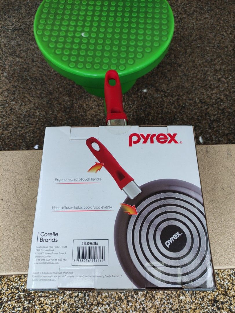 Pyrex 20 cm Frypan With 2 Layers XYLAN Nonstick Coating, Furniture ...