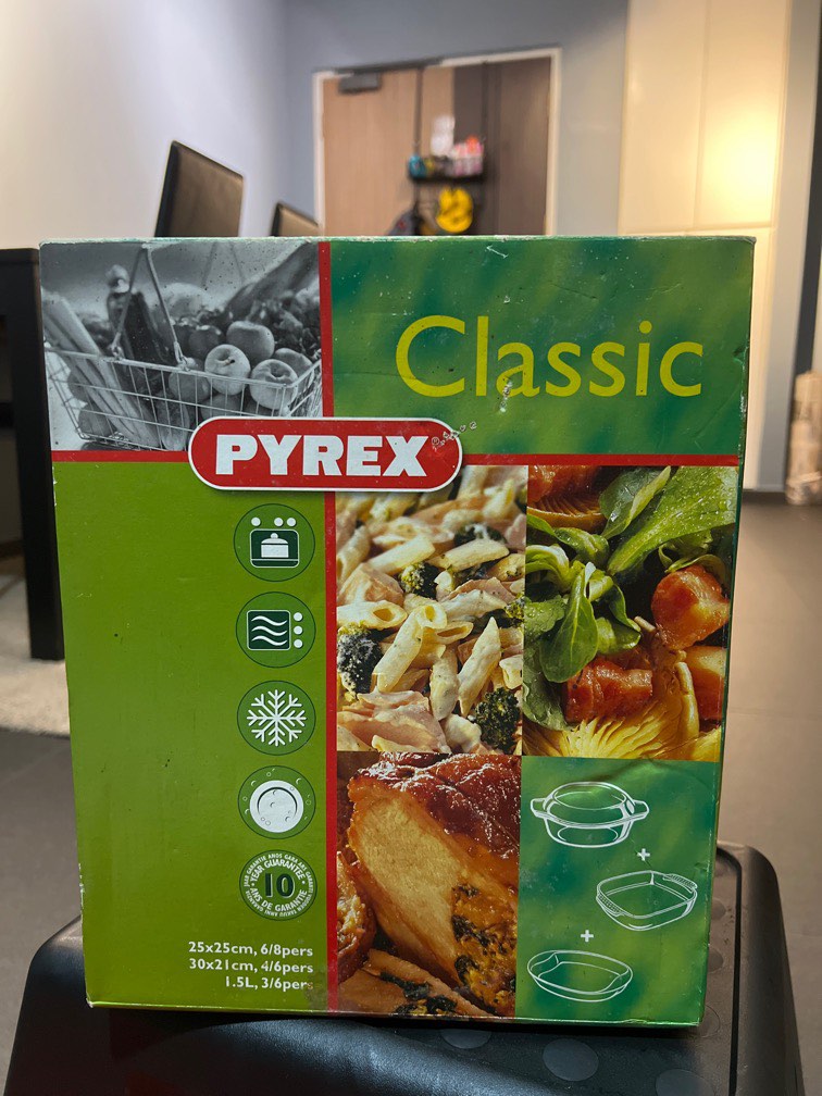 Pyrex classic casserole (4-piece set), Furniture & Home Living ...