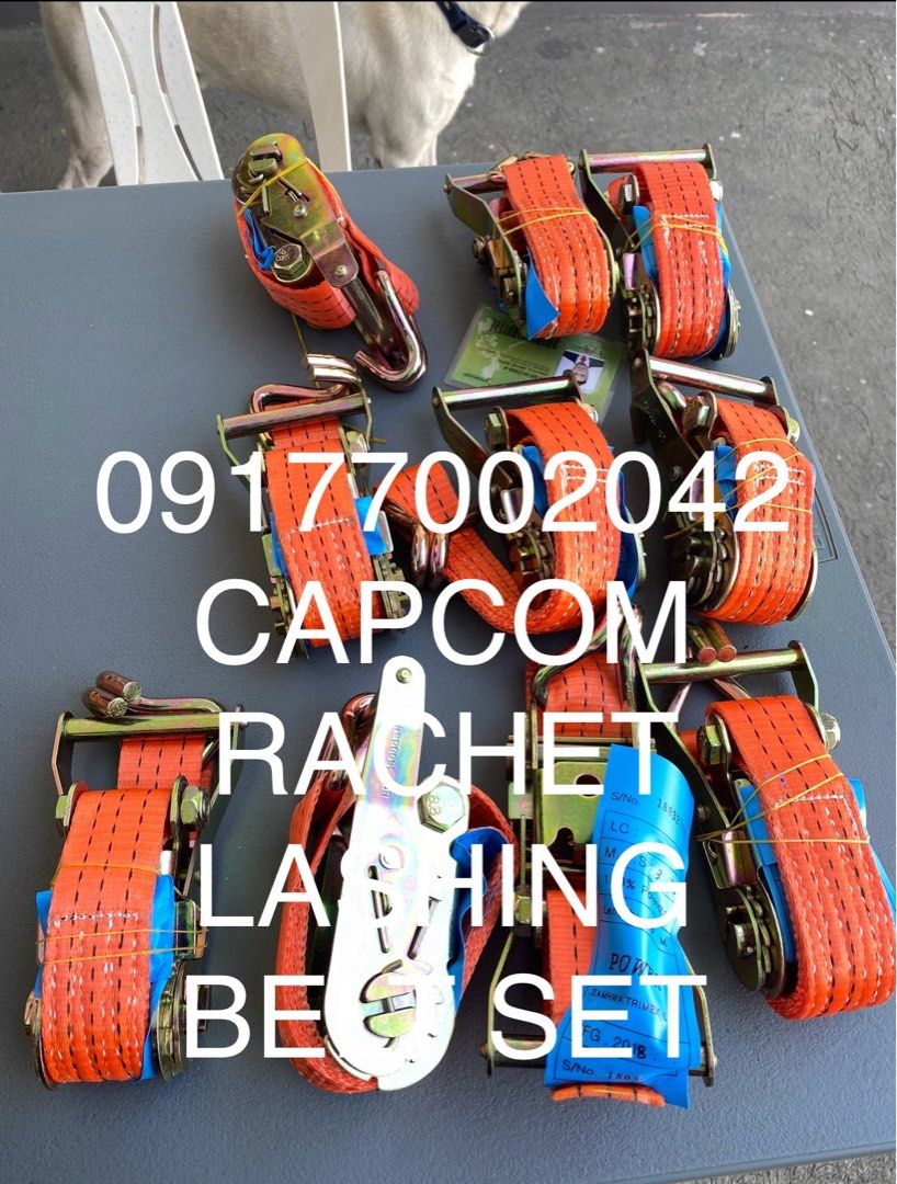 Rachet lashing belt set heavy duty, Commercial & Industrial ...