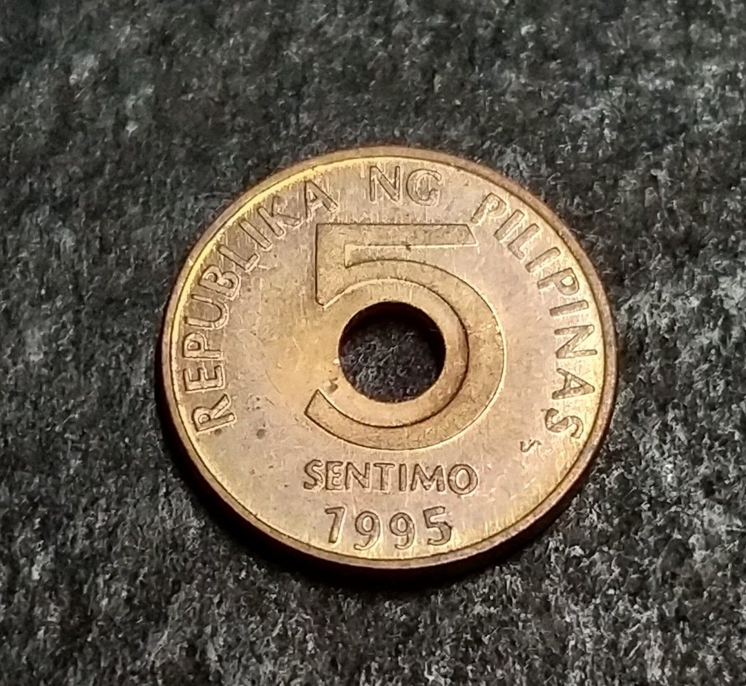 Rare : 1995 Philippines 5 sentimos old coin aUncirculated condition, Hobbies & Toys, Memorabilia ...