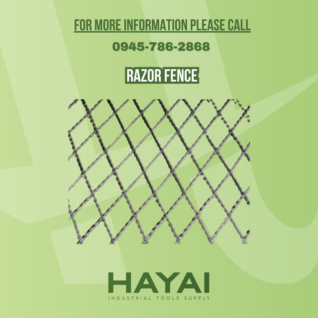 Razor Fence, Commercial & Industrial, Construction Tools & Equipment on ...