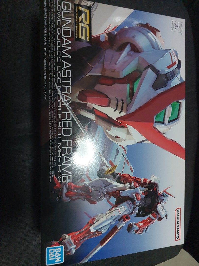 RG Gundam Astray Red Frame gundam 1/144 Mobile suit gundam Seed real ...