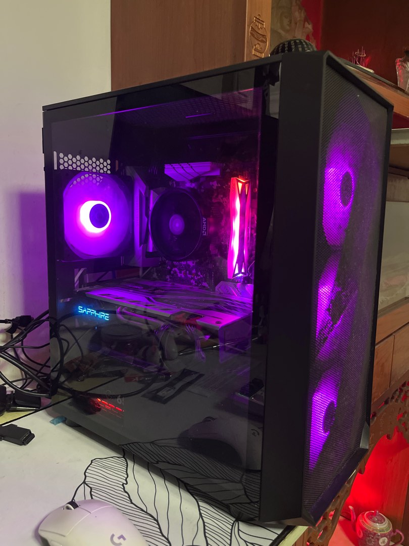 RYZEN RGB TECWARE CHEAP PC GAMING DESKTOP CPU 256GB SSD RAM WIFI OFFICE ...