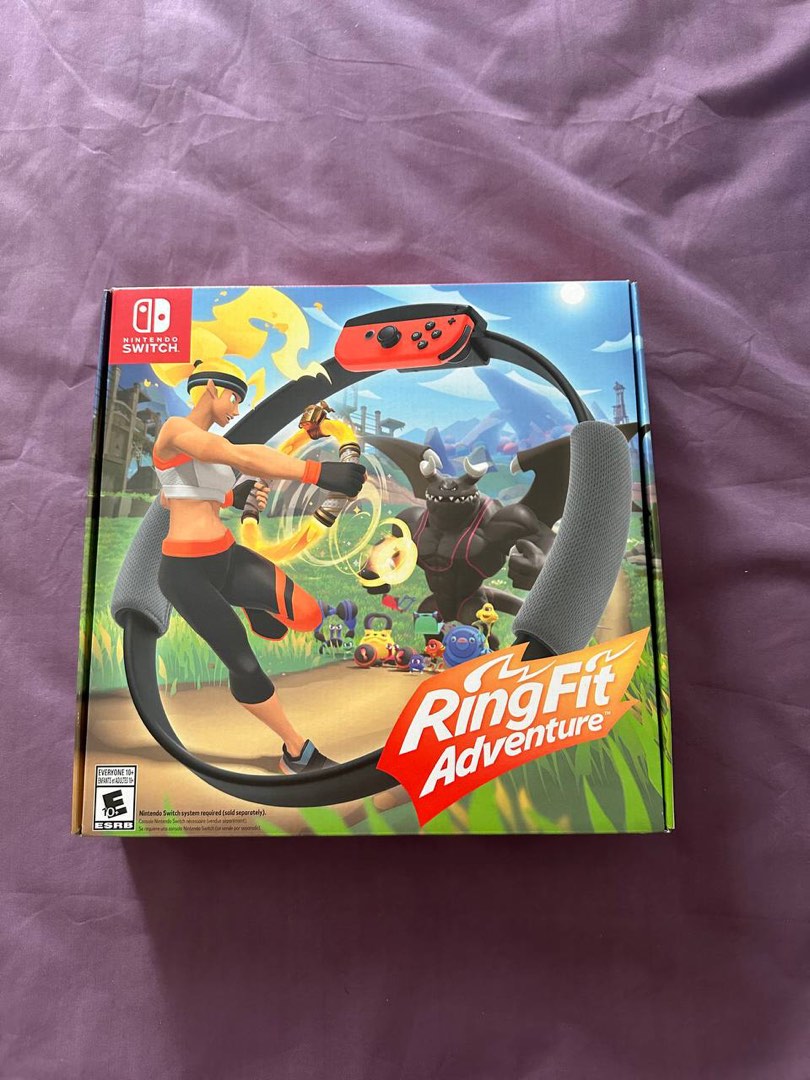 Ringfit Adventure Nintendo Switch Full Boxed Set, Video Gaming, Video ...