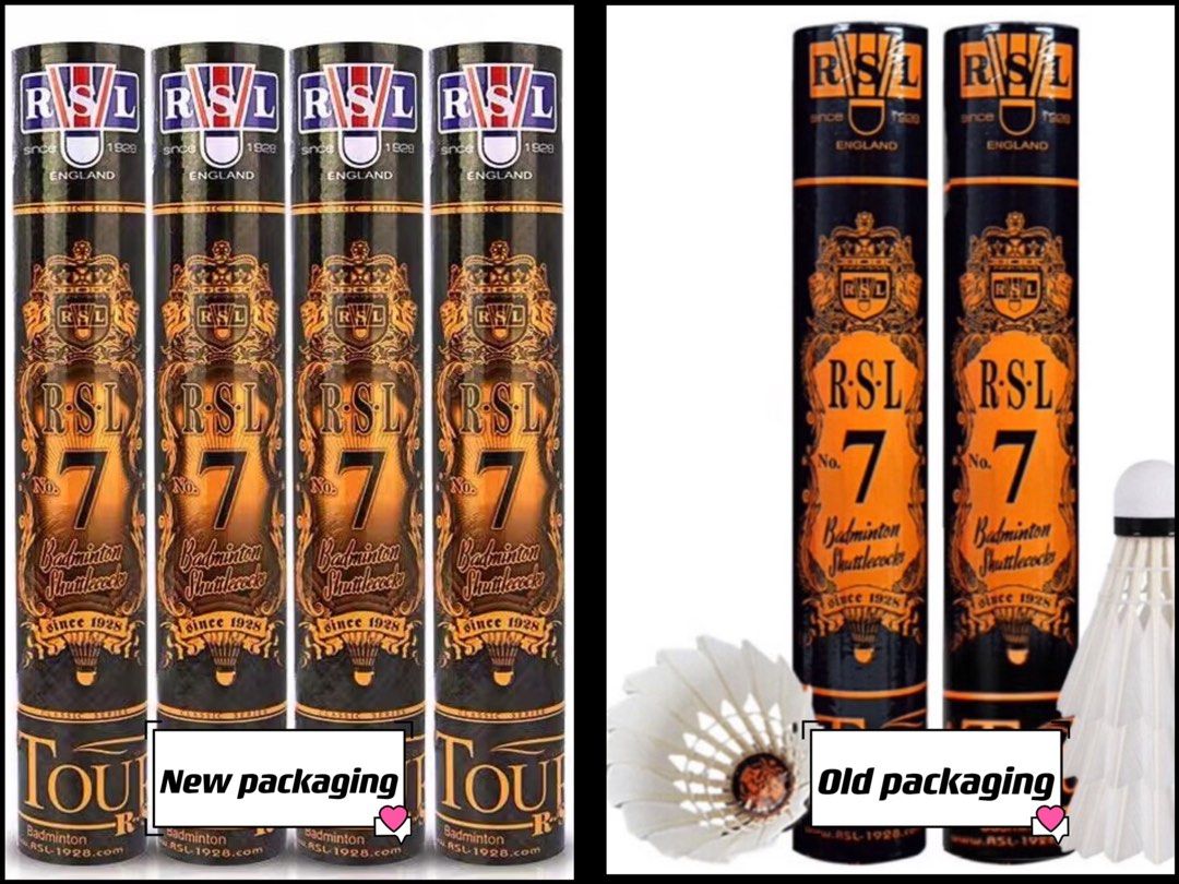RSL shuttlecocks/badminton shuttlecocks/no 7(speed 77)/New packaging ...