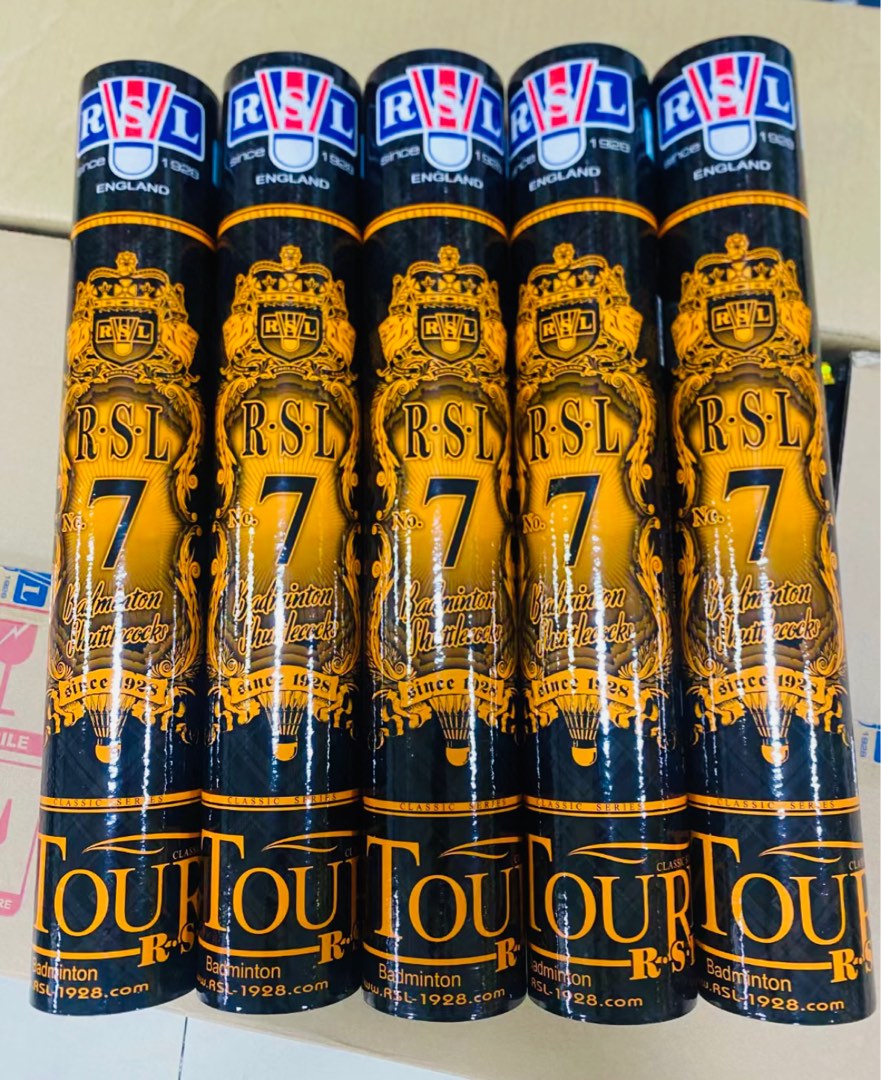 RSL shuttlecocks/badminton shuttlecocks/no 7(speed 77)/New packaging /Ready stock /100% ...