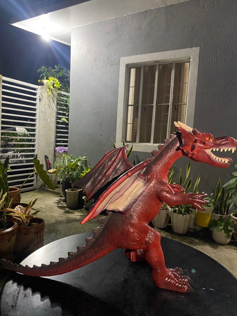 Rubber Dragon Toy, Hobbies & Toys, Toys & Games on Carousell