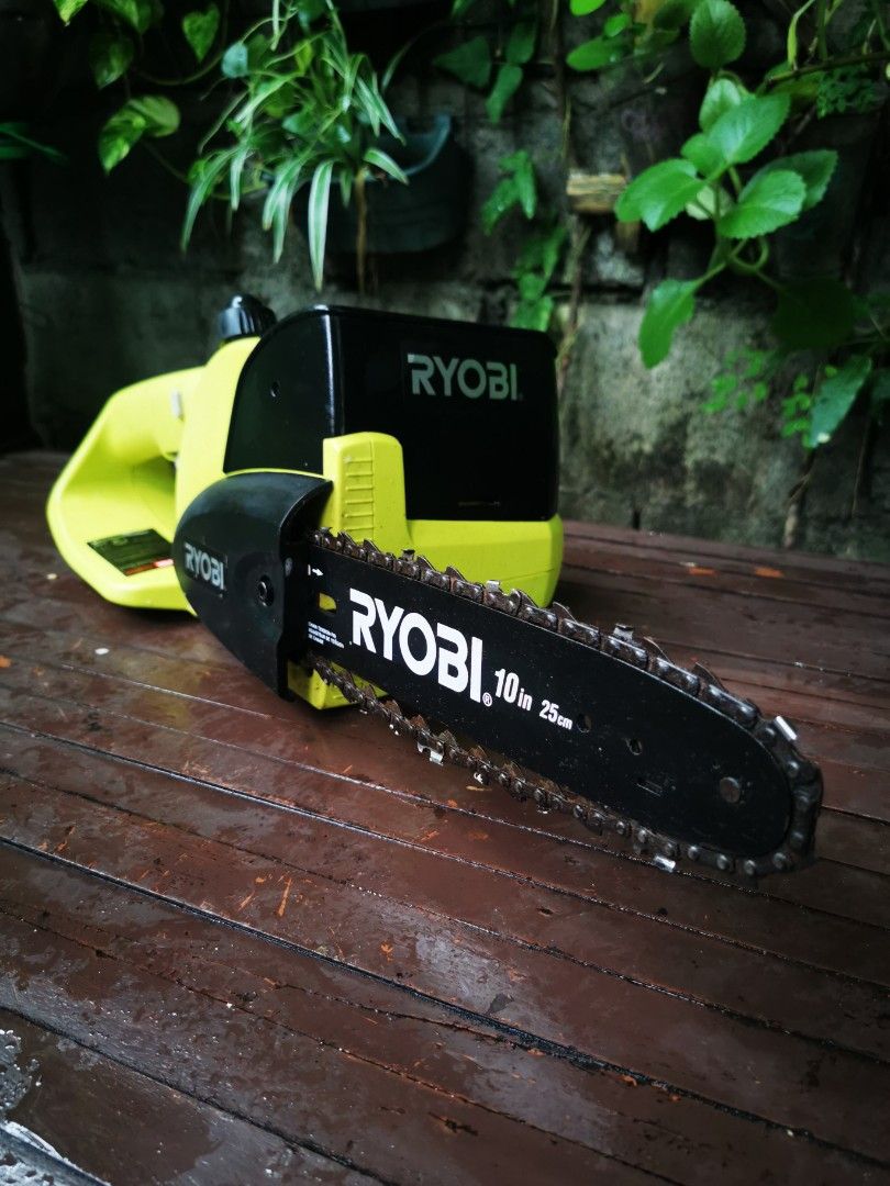 ryobi 18v cordless chainsaw (unit only), Furniture & Home Living ...
