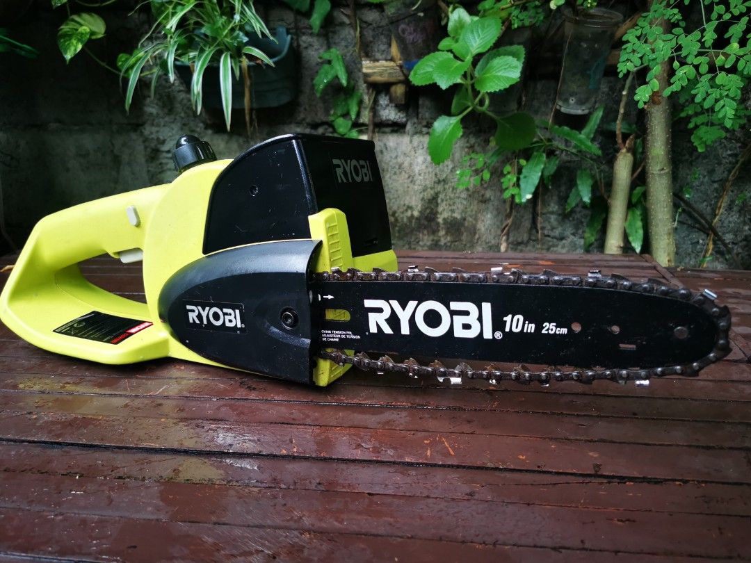 ryobi 18v cordless chainsaw (unit only), Furniture & Home Living ...