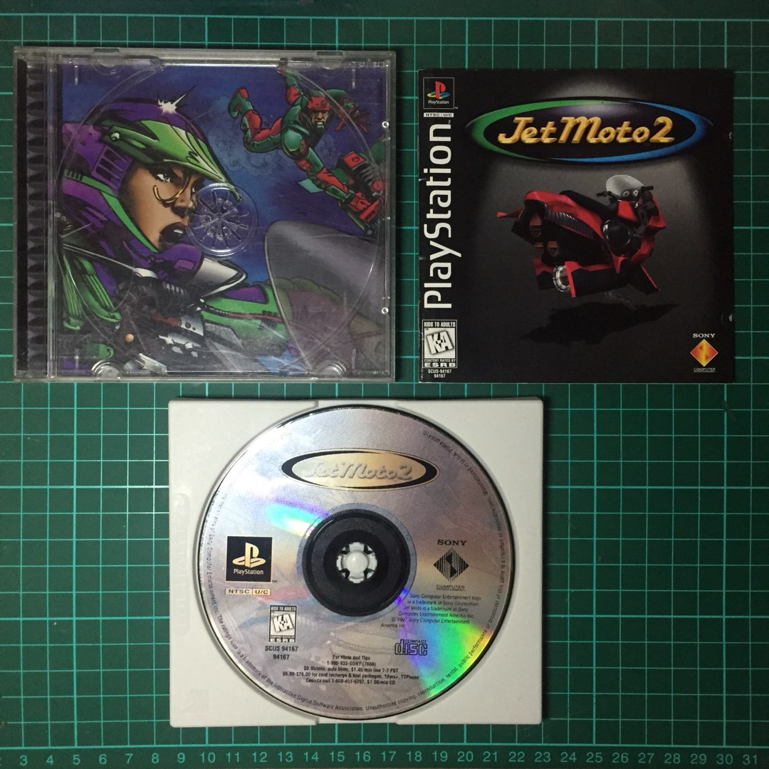 Sony Playstation Jet Moto 2 Original PS1 1996 Vintage game USA, Video ...