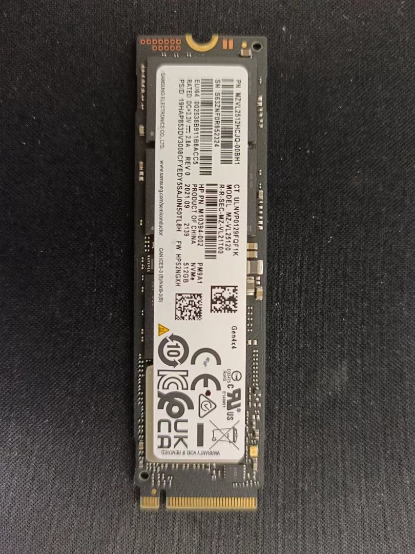 【SAMSUNG】SSD 512GB(拆機良品), 電腦及科技產品, 電腦周邊產品, 硬碟及儲存裝置在旋轉拍賣