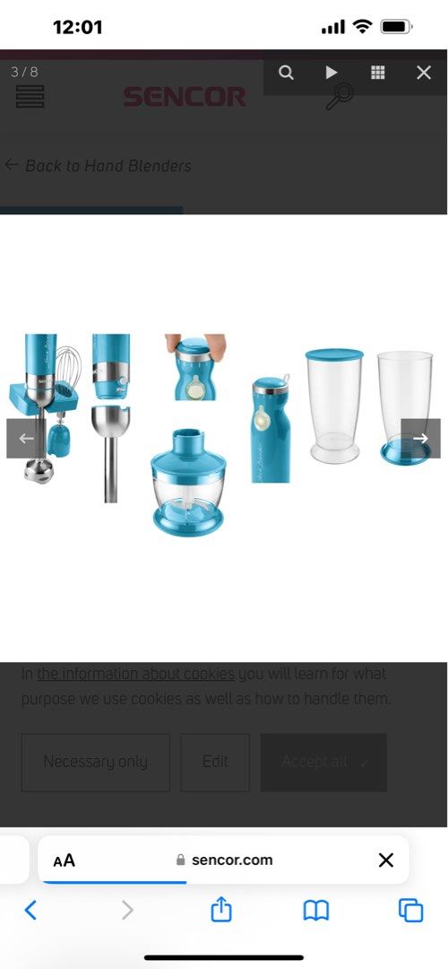 Sensor Hand Blender, TV & Home Appliances, Kitchen Appliances, Juicers ...