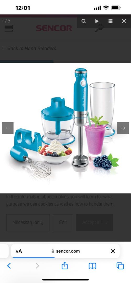 Sensor Hand Blender, TV & Home Appliances, Kitchen Appliances, Juicers ...