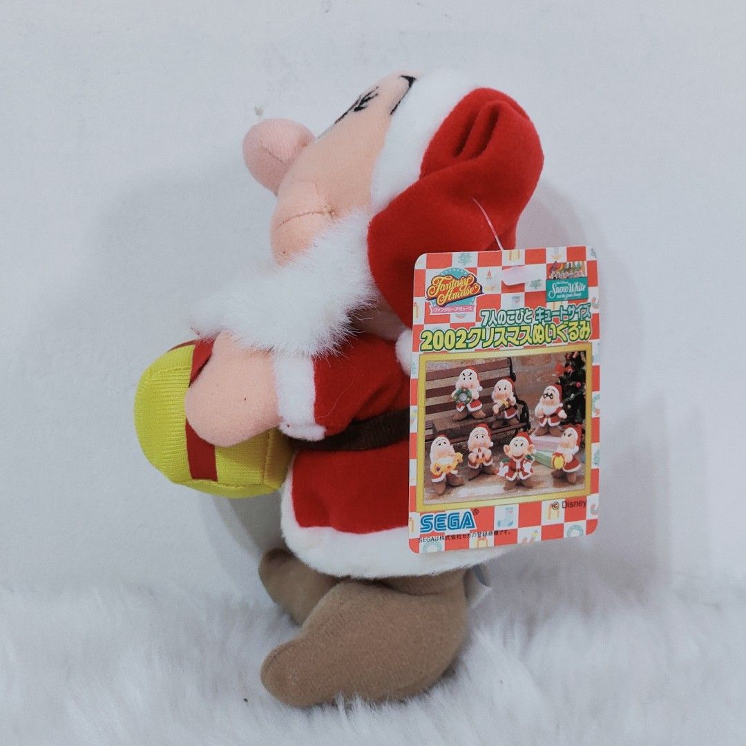 Seven Dwarfs Happy in Santa Suit Plush, Hobbies & Toys, Toys & Games on ...