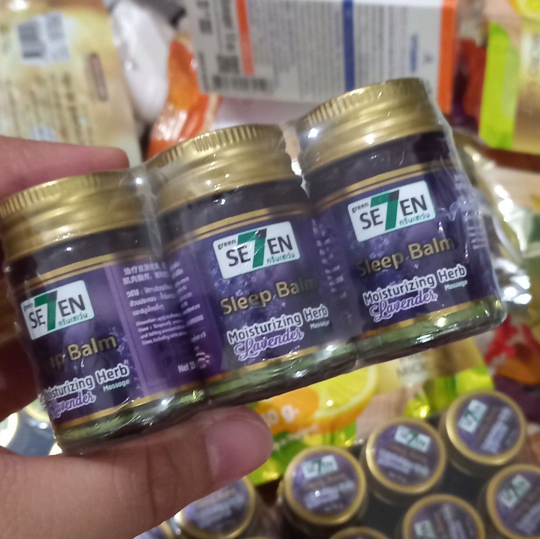 Seven Se7en Lavender Massage Balm Made in Thailand, Beauty & Personal ...