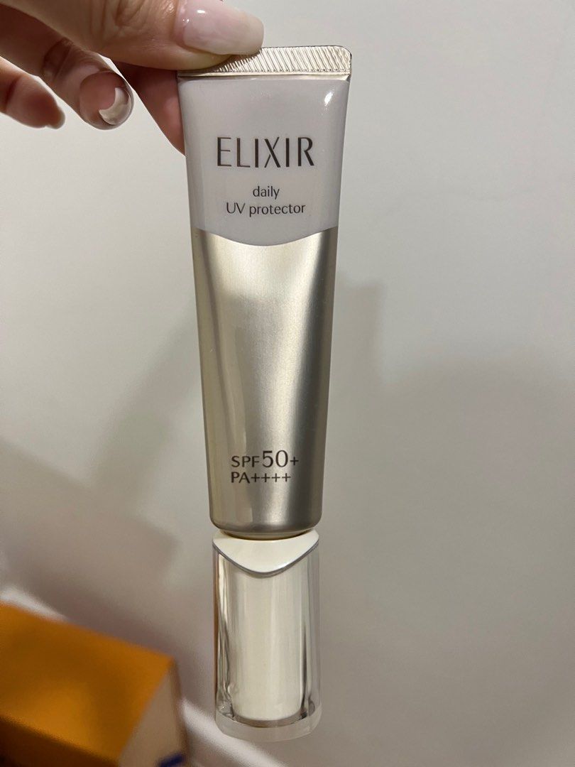 Shiseido Elixir Skin Care By Age Daily UV Protector SPF 50+ PA++++ 35ml - Gold, Beauty ...