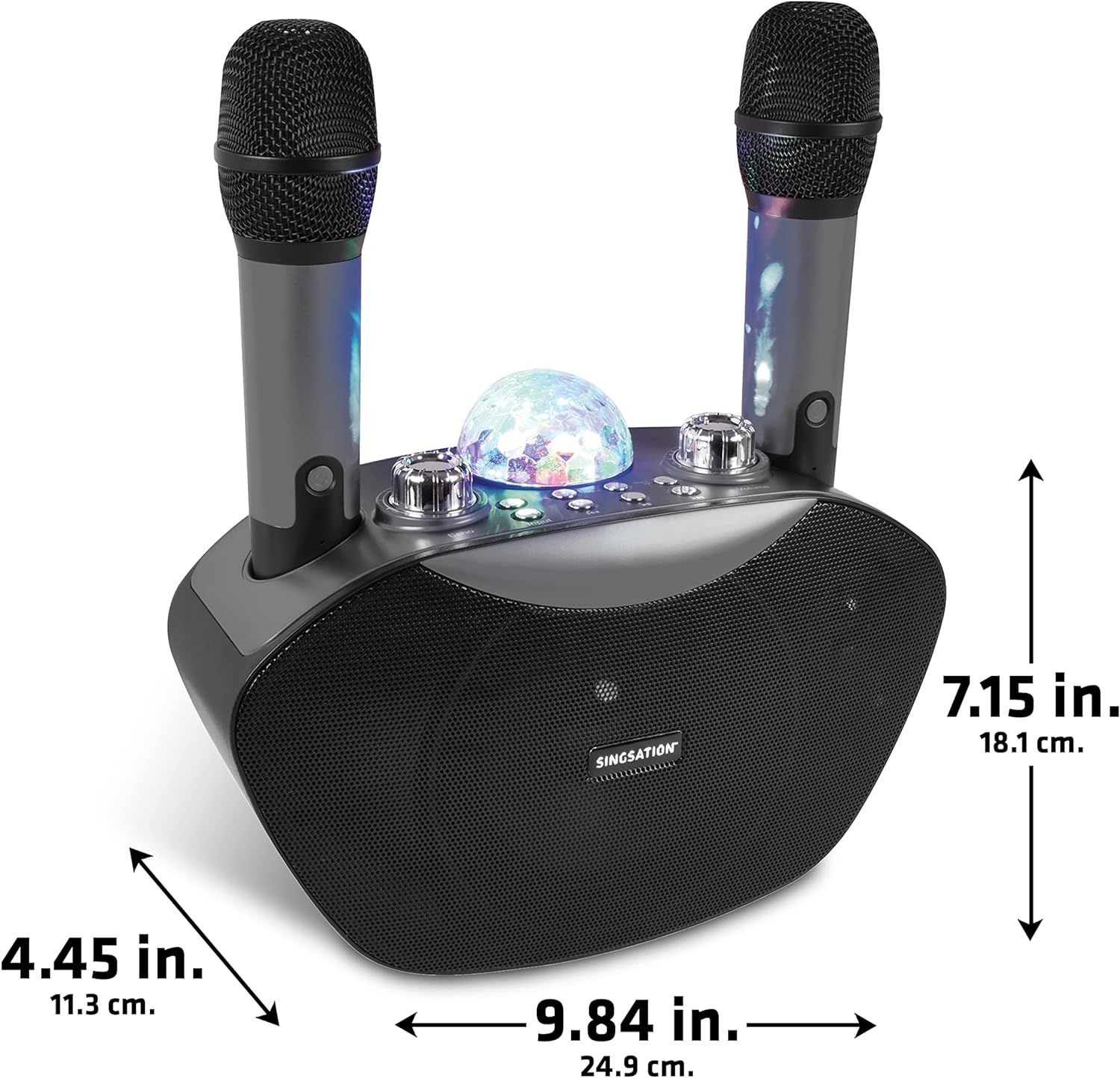 Singsation Karaoke Machine, 5.0 Bluetooth Portable Home System for Kids ...