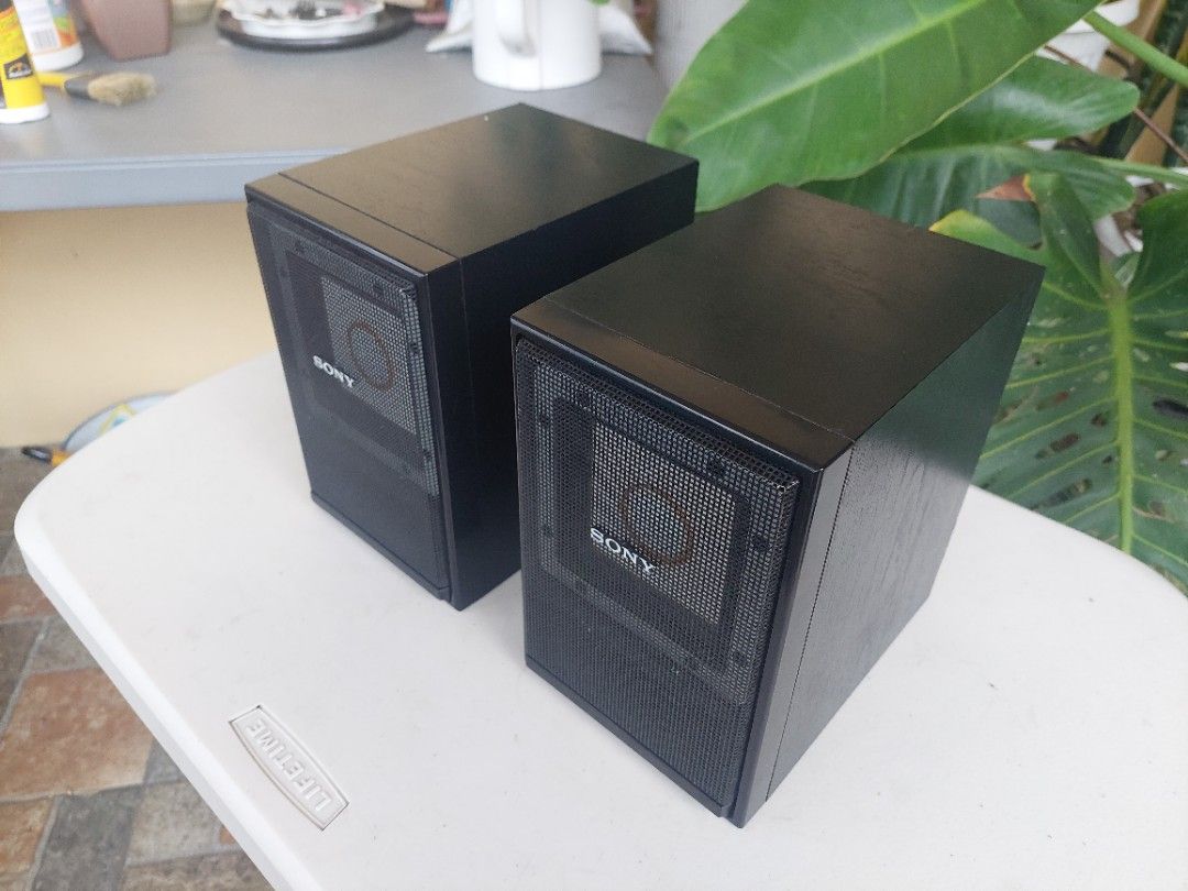 Sony Bookshelf Speaker, Audio, Soundbars, Speakers & Amplifiers on Carousell