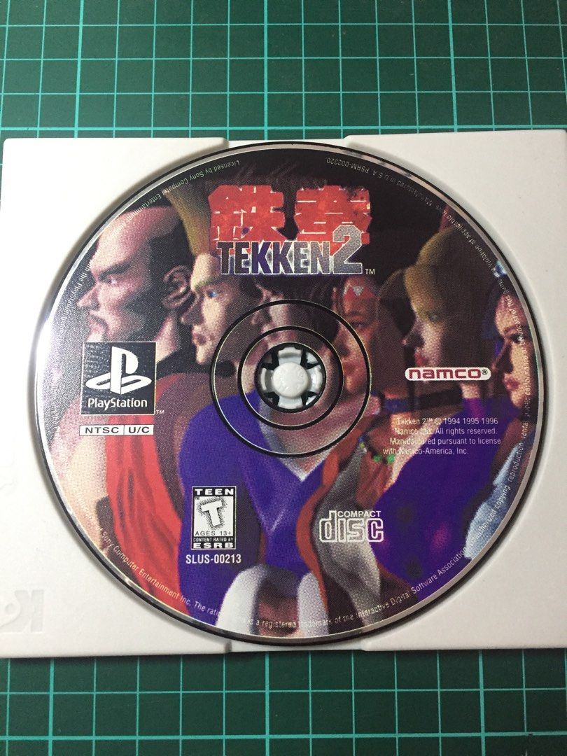 Sony Playstation Tekken 2 Original USA Game Vintage 1995 PS1 us, Video ...