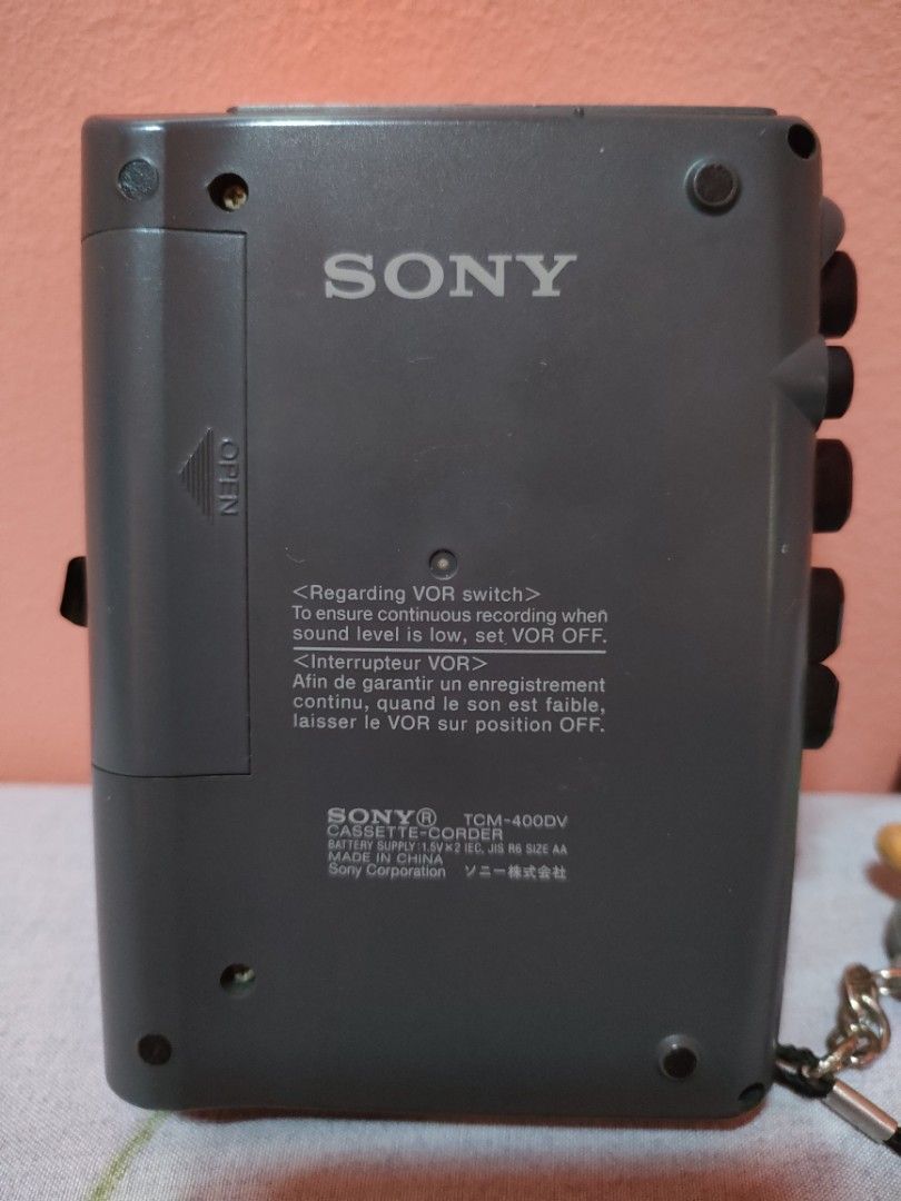 Sony TCM-400DV Cassette Corder, Audio, Portable Music Players on Carousell