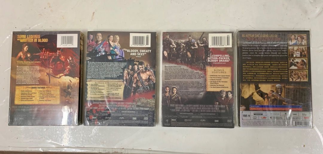 Spartacus Complete Sets (DVDs), TV & Home Appliances, TV ...