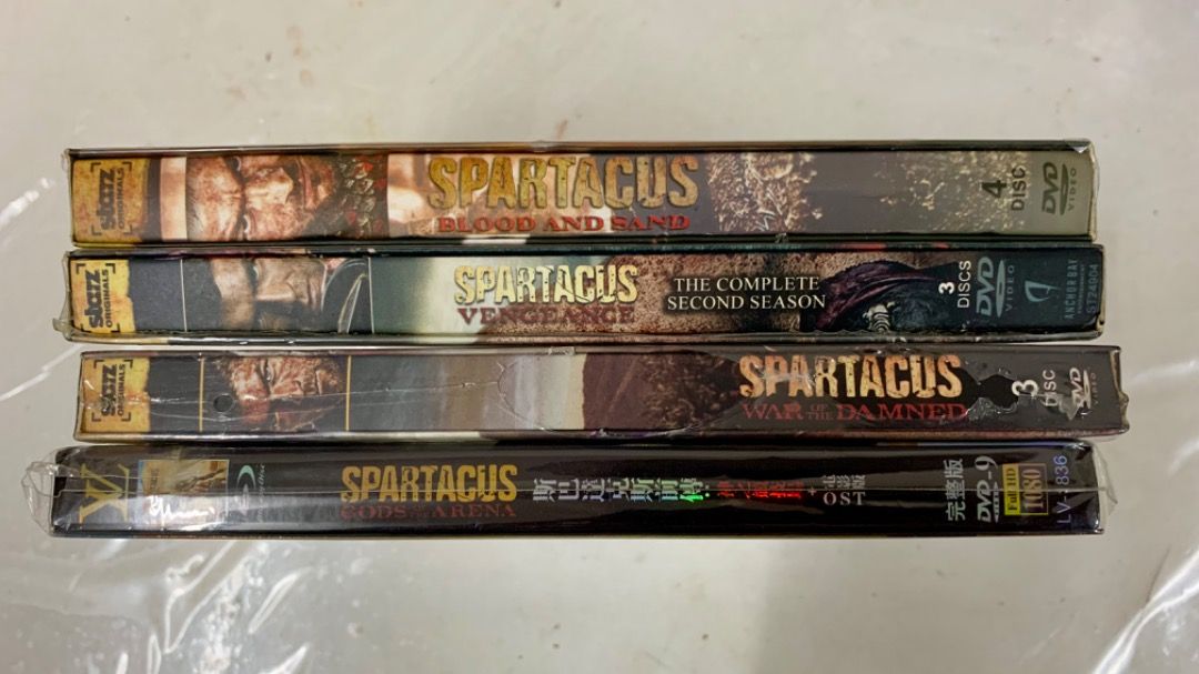 Spartacus Complete Sets (DVDs), TV & Home Appliances, TV ...