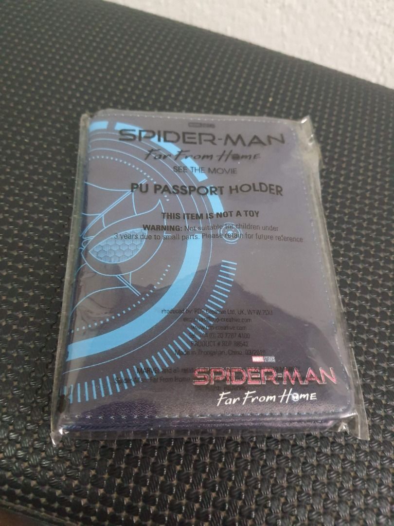 Spider Man Far From Home Passport Holder, Men's Fashion, Watches ...