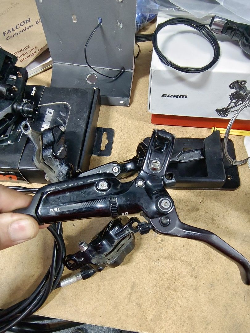 Sram RSC 4 pot hydraulic disc brake, Sports Equipment, Bicycles & Parts ...