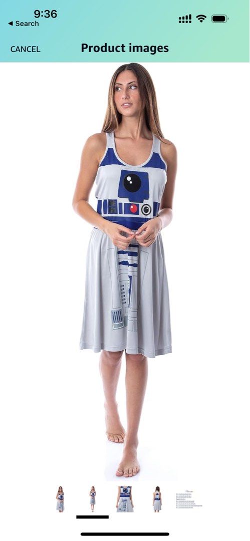 Star war R2T2 costume, Women's Fashion, Dresses & Sets, Evening dresses ...