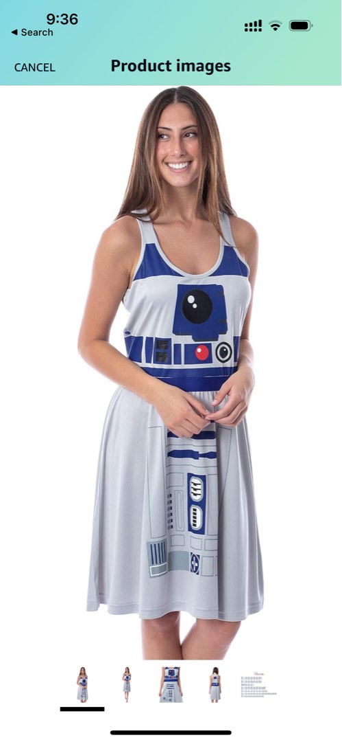 Star war R2T2 costume, Women's Fashion, Dresses & Sets, Evening dresses ...