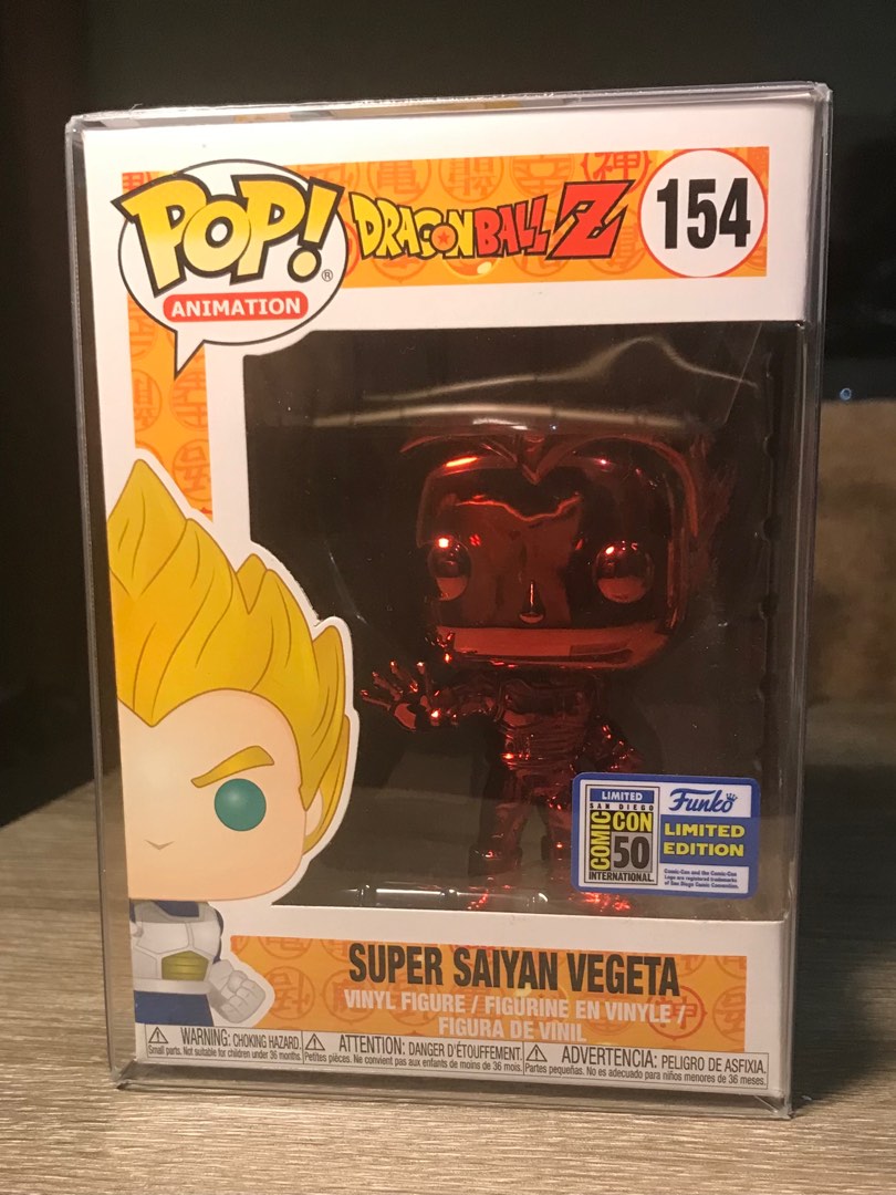 Super Saiyan Vegeta Red Chrome SDCC, Hobbies & Toys, Toys & Games on ...