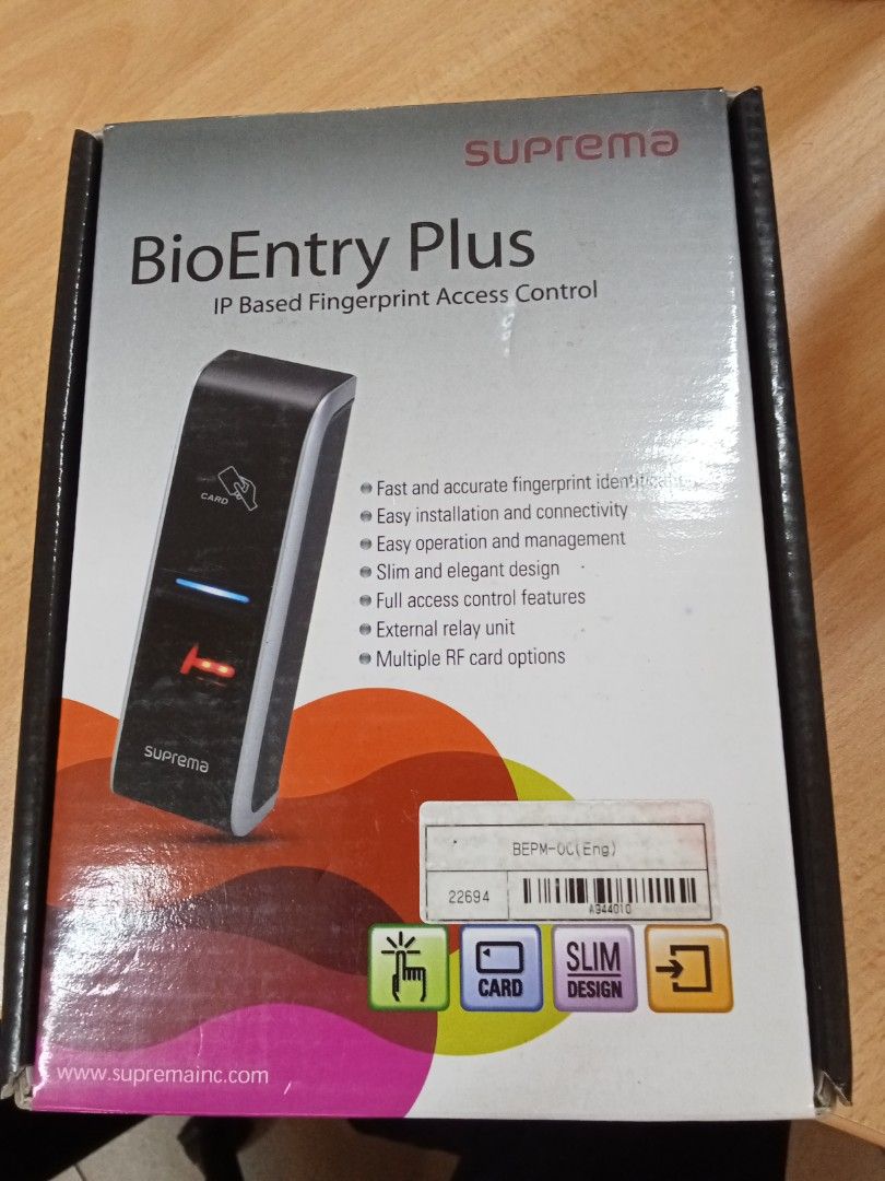 Suprema BioEntry Plus IP Based Fingerprint Access Control reader ...