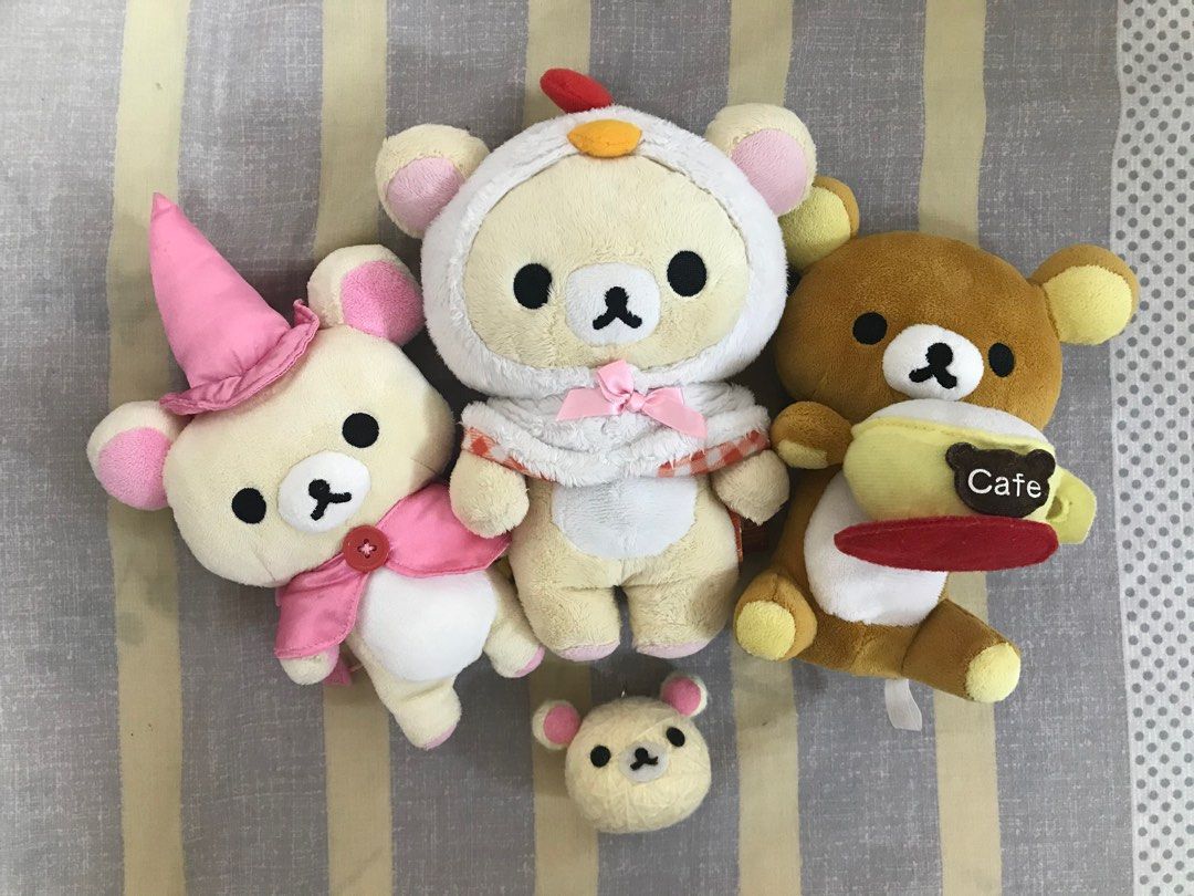 take all bundle rare vintage rilakkuma korilakkuma plush plushies charm ...