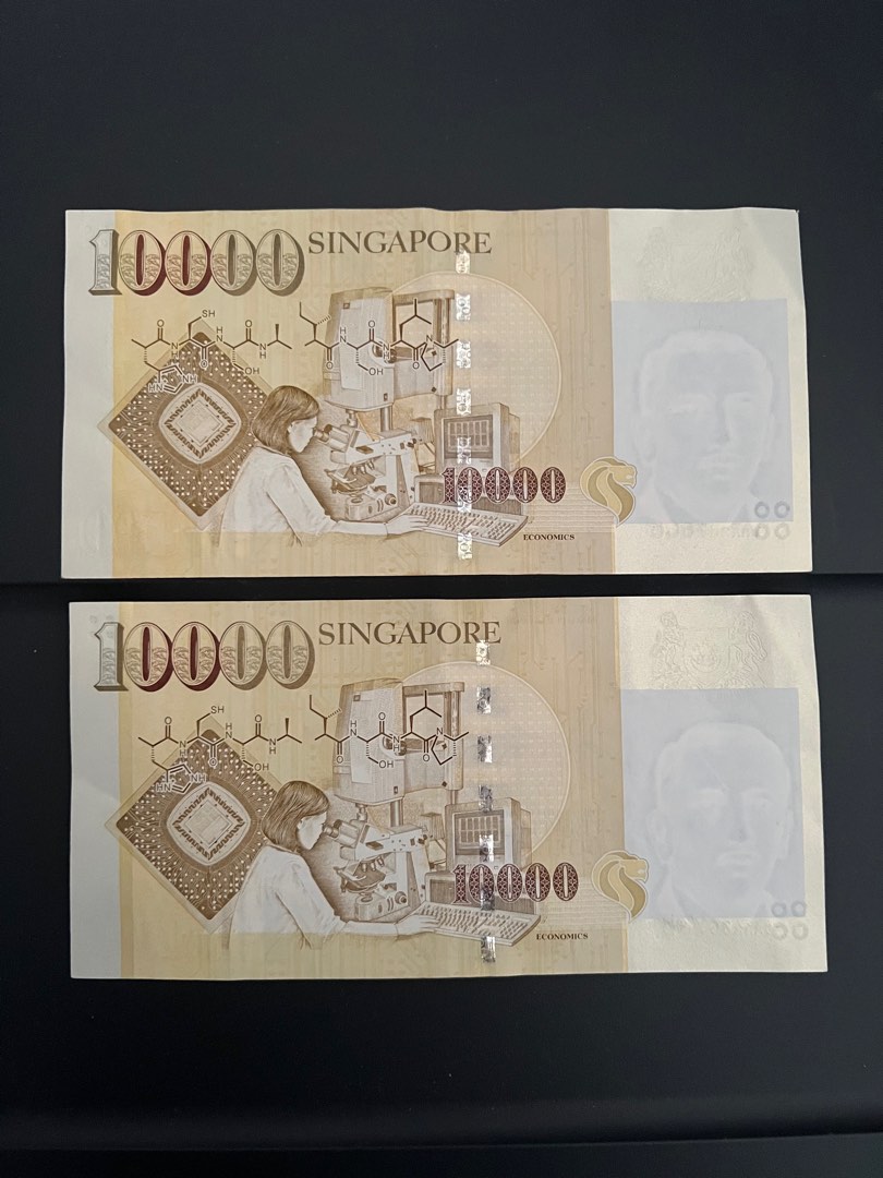 TEN THOUSAND SGD NOTE, Hobbies & Toys, Memorabilia & Collectibles ...