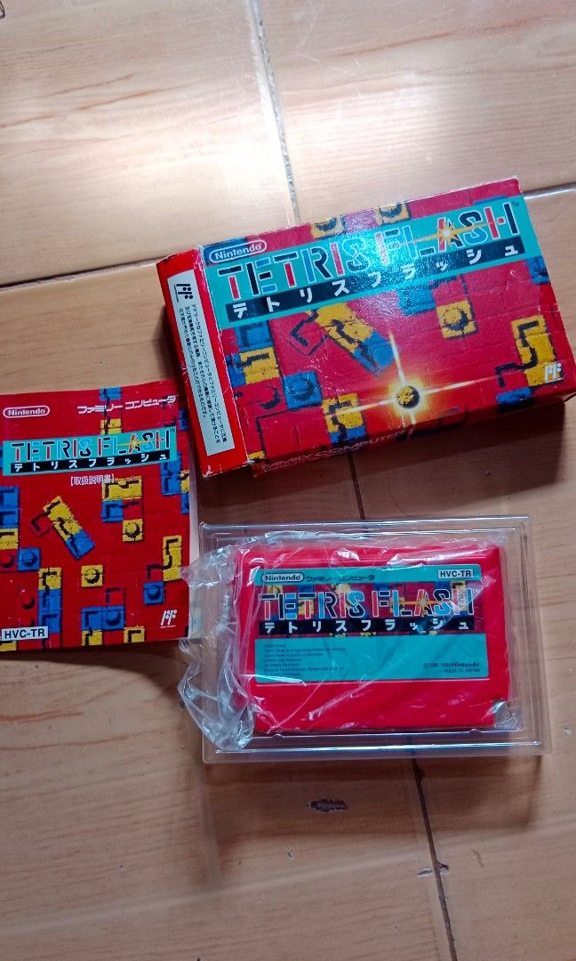 Tetris Flash Nintendo Famicom Cartridge for sale, Video Gaming, Video ...
